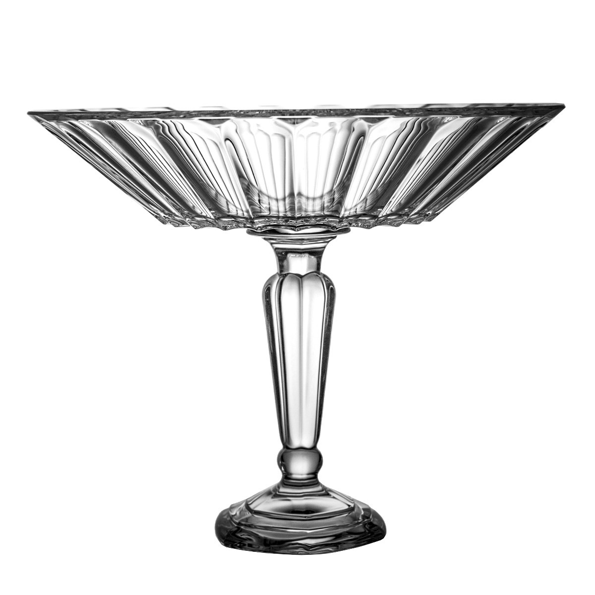 Patera kryształowa na nóżce 32,5 cm Crystal Julia